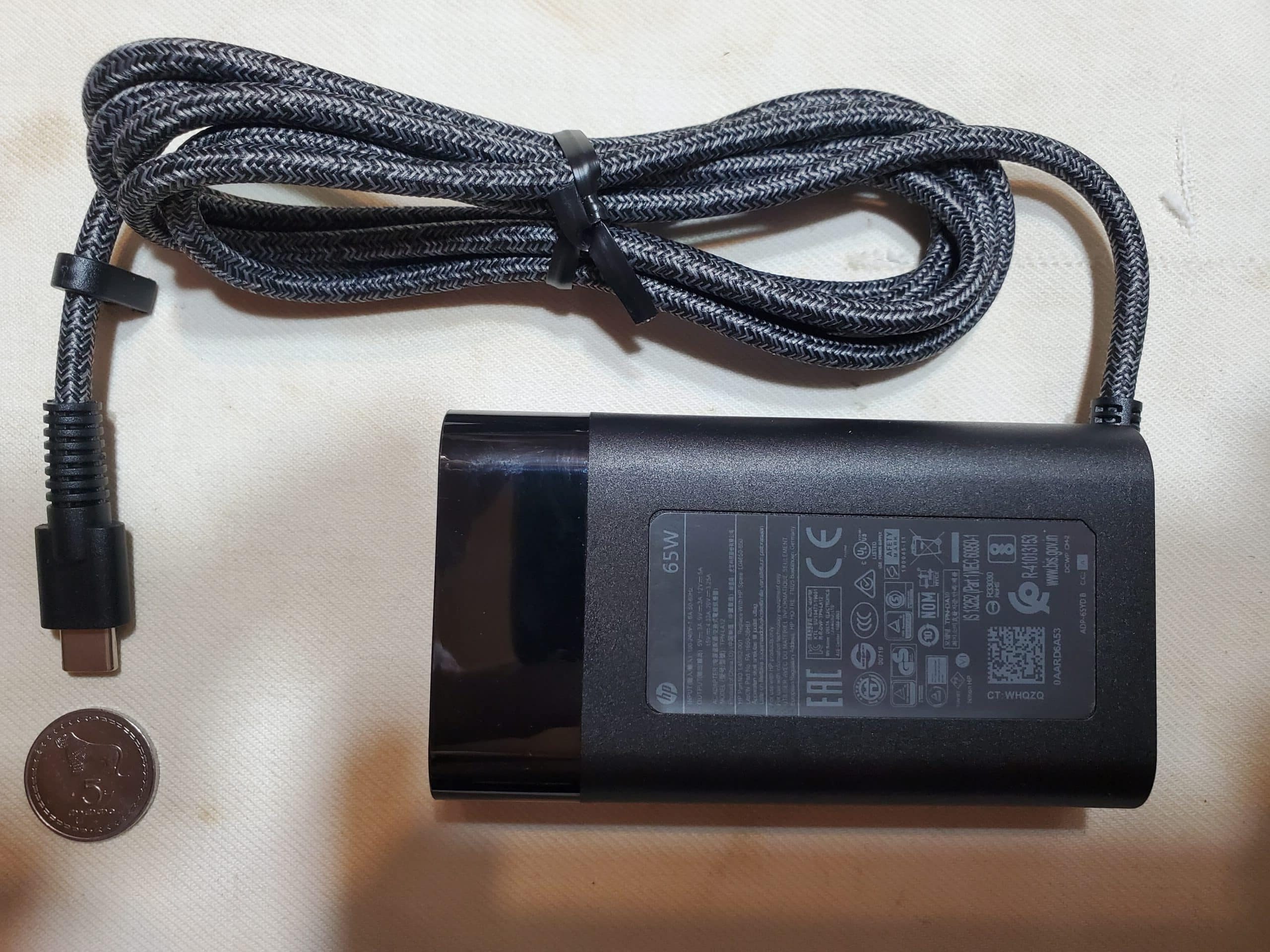 HP Laptop USB-C 65W Charger - HP Laptop USB-C Charger