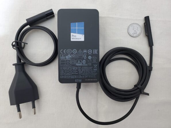 Microsoft Surface ლეპტოპის 65W 15V დამტენი 1706